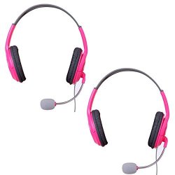 Deals on Hde Xbox 360 Headset Headphone MIC 2-PACK Pink Game Chat Live ...