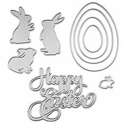 ONE76 Easter Bunny Dies Card Crafting Cutting Dies Stencil Metal Mould ...