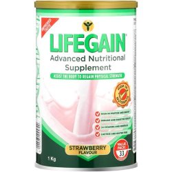 Lifegain Advanced Nutritional Support Strawberry 1KG | Reviews Online ...