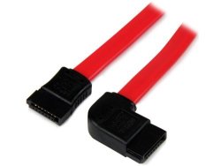 STARTECH.COM 18-INCH Sata To Left Side Angle Serial Ata Cable ...