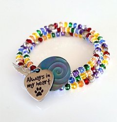 Handcrafted Rainbow Bridge Bracelet With Gift Box Pet Loss Jewelry ...