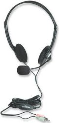 Manhattan Classic Stereo Headset + Microphone Prices | Shop Deals ...