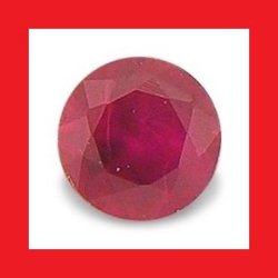 Deals on RUBY - Pigeon Blood Red Round Diamond Facet - 0.130CTS ...