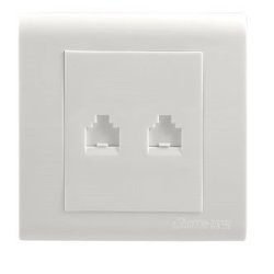 Deals on NET014 RJ45 & RJ11 Faceplate With Connectors | Compare Prices ...