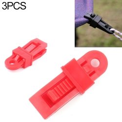 3 Pcs Tents Wind Rope Clamp Awnings Outdoor Camping Plastic Clip Tents ...