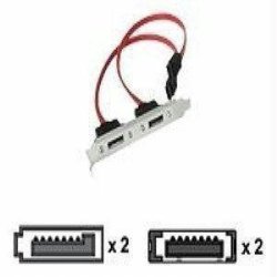 Deals on 2-PORT Esata Bracket | Compare Prices & Shop Online | PriceCheck