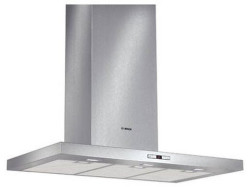 Bosch 90CM Brushed Steel Chimney Style Extractor Fan Hood - DWB097E51 ...