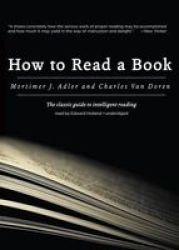 How To Read A Book - The Classic Guide To Intelligent Reading cd ...