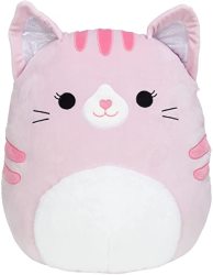 Squishmallow Kellytoy Winter 2021 16 Laura The Pink Cat Plush Toy ...