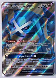 Pokemon Sun & Moon Guardian Rising Metagross Gx 139 145 Ultra Rare Mint ...