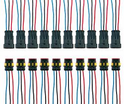 Deals on Zoneli 3 Pin Way Waterproof Electrical Wire Connector Plug ...