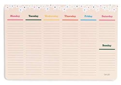 Deals on Ban.do Mega Week-to-week Desktop Planner Notepad Daily Desk ...