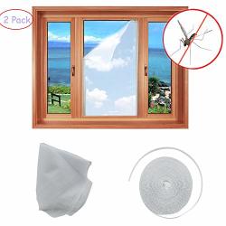 Lixiongbao 2 Pack White Window Screen Mosquito Net Netting Window Mesh ...