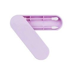 Upgraded Reusable Swab 2 Pcs Silicone Swabs With Case Make Up Cleaning ...