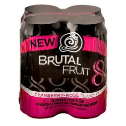 Brutal Fruit - Cranberry Rose Can 4X440ML | Reviews Online | PriceCheck