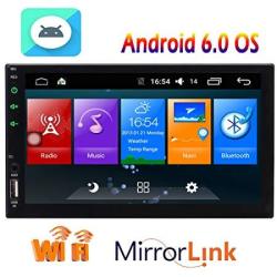 Android 6.0 System In Dash 7 Inch Double 2 Din Head Unit Car Stereo Am ...