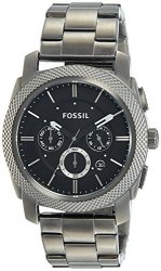Fossil Men's Machine Quartz Stainless Steel Chronograph Watch Color ...