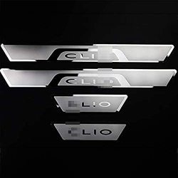 Deals on Car Door Sill Protector Kick Plates For Renault Clio Iv 2015 ...