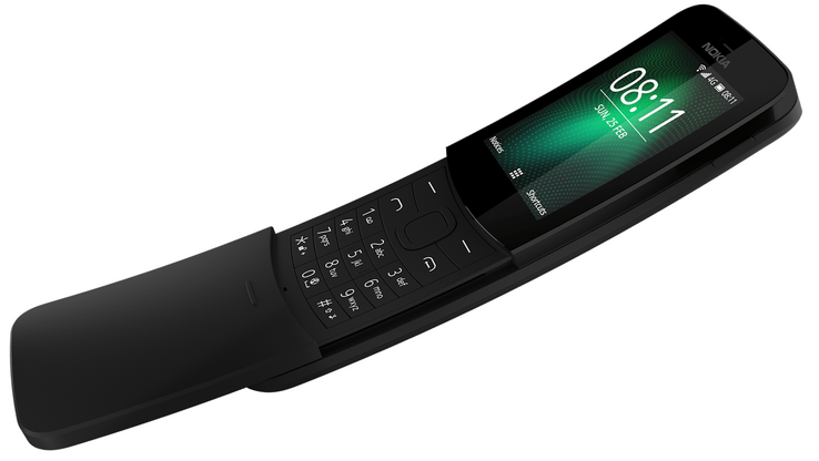 Nokia 8110 4G 4GB in Black Prices | Shop Deals Online | PriceCheck
