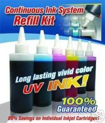 Gigablock Cis Refill Kit With 6 Colors Uv Ultra Violet Resistant Ink ...