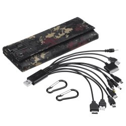 Waterproof 30W 6V Solar Panel Bank Folding Solar Power Bank Charger ...