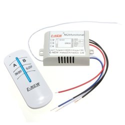 Deals on AC 220V To 240V 2 Channels Lamp Wireless Remote Control Switch ...