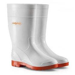 Wayne Gumboot Ladies Half L White red Size 5 Prices | Shop Deals Online ...