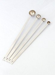 Long Handle Stainless Steel Measuring Spoons Set Of 4 | Reviews Online ...