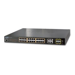 Deals on IPV6 IPV4 24-PORT Managed 802.3AT Poe+ Gigabit Ethernet Switch ...