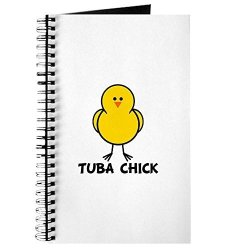 Cafepress - Tuba Chick - Spiral Bound Journal Notebook Personal Diary ...