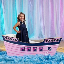 2 Ft. Preppy Pirate 3D Ship Standup Photo Booth Prop Background ...