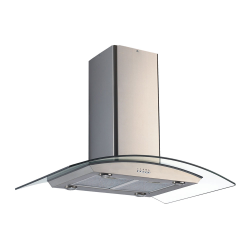 90CM Island Curved Glass Extractor Fan Prices | Shop Deals Online ...