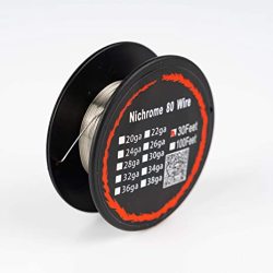Nichrome Wire Resistance Wire 26 Gauge 30FT Nichrome 80 Wire | Reviews ...
